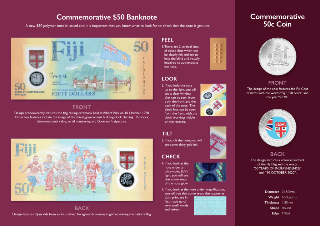 Commemorative Currency Launch - Reserve Bank of Fiji